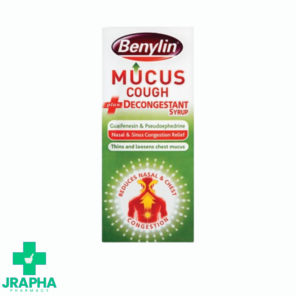 Benylin Mucus & Decongestant (100ml) – Jrapha Pharmacy
